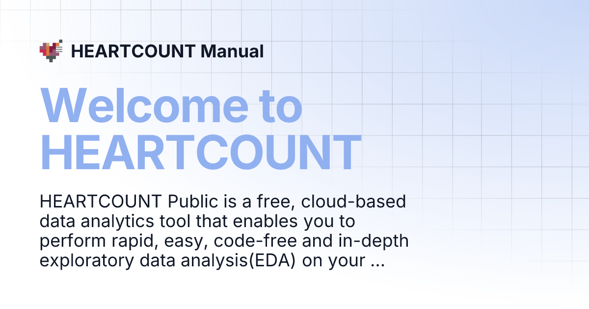 Welcome to HEARTCOUNT | HEARTCOUNT Manual