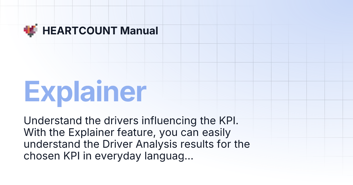 Explainer | HEARTCOUNT Manual